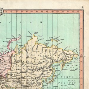 Old Map of the World, 1850, Cruchley's Maps, Fine Reproduction, Fine ...