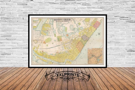 Old Map of Hankow China 19th Century Map Rare Map Fine | Etsy