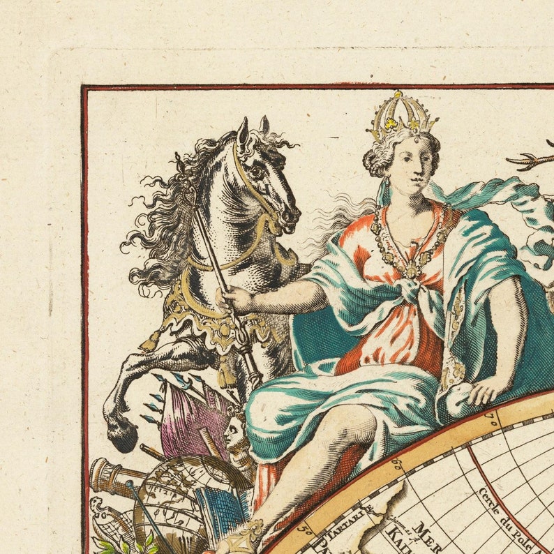 Antique Map of the World 1792 Fine Reproduction Large Map - Etsy