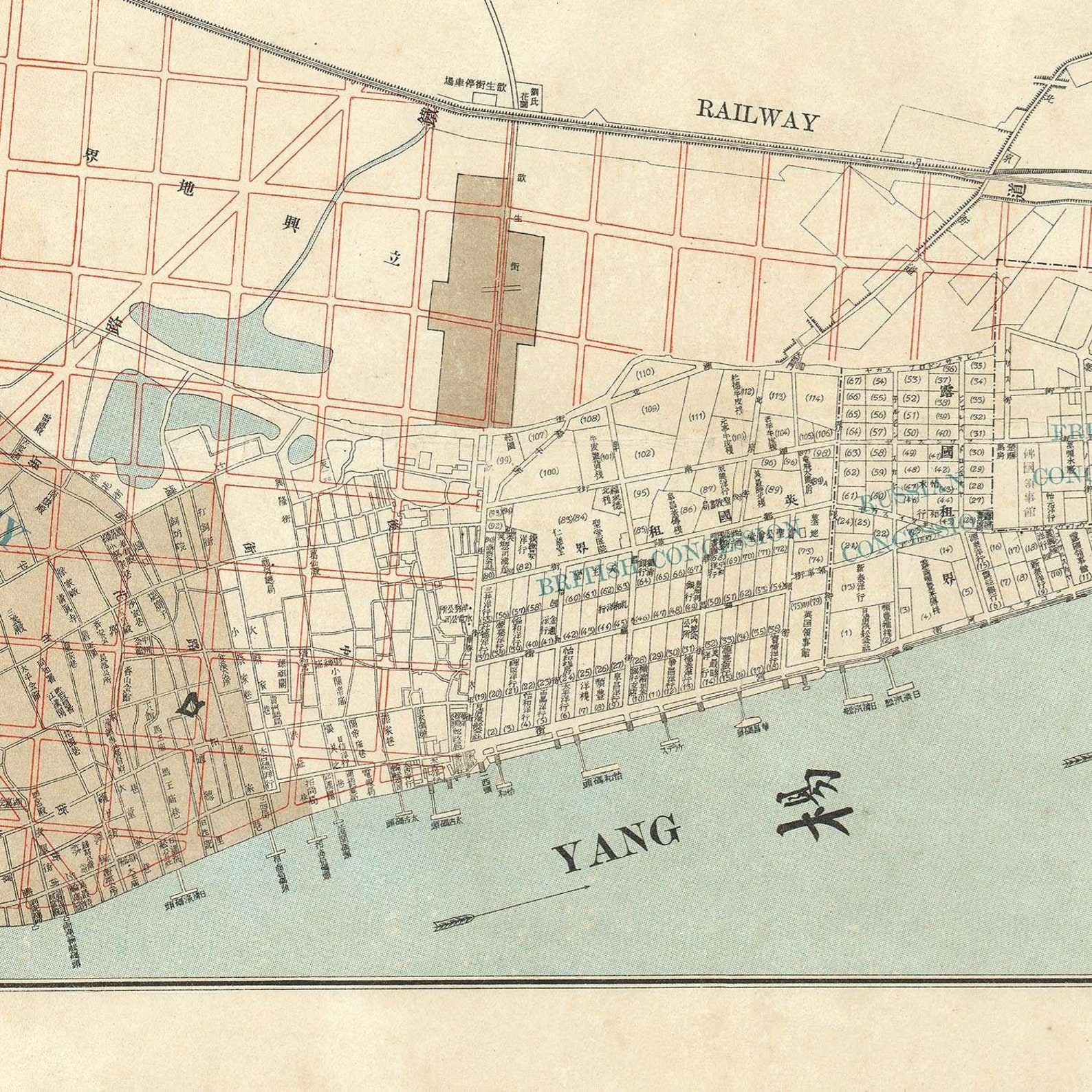 Old Map of Hankow Wuhan 1912 Very Rare Map City Plan Fine - Etsy