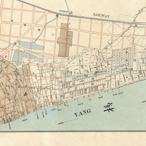 Old Map of Hankow, Wuhan, 1912, Very Rare Map, City Plan, Fine ...