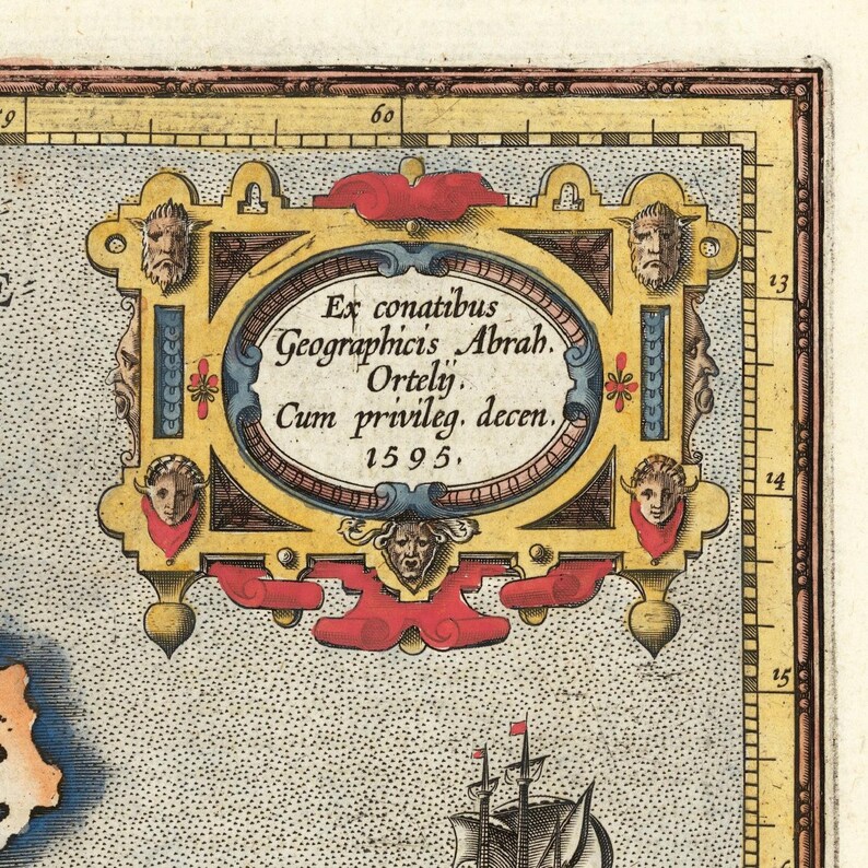 Old Map of British Isles 1624 Very Rare Map Ancient Fine | Etsy