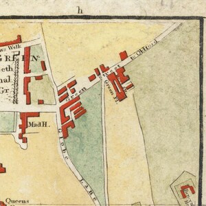 Old Map of London, 1805, City Plan, Rare, Fine Reproduction, Large Map ...