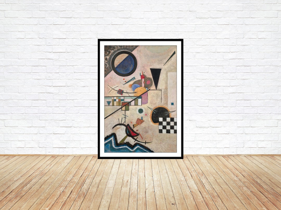Kandinsky 'opposing Accords' Print: Abstract Expressionism Fine Art - Etsy