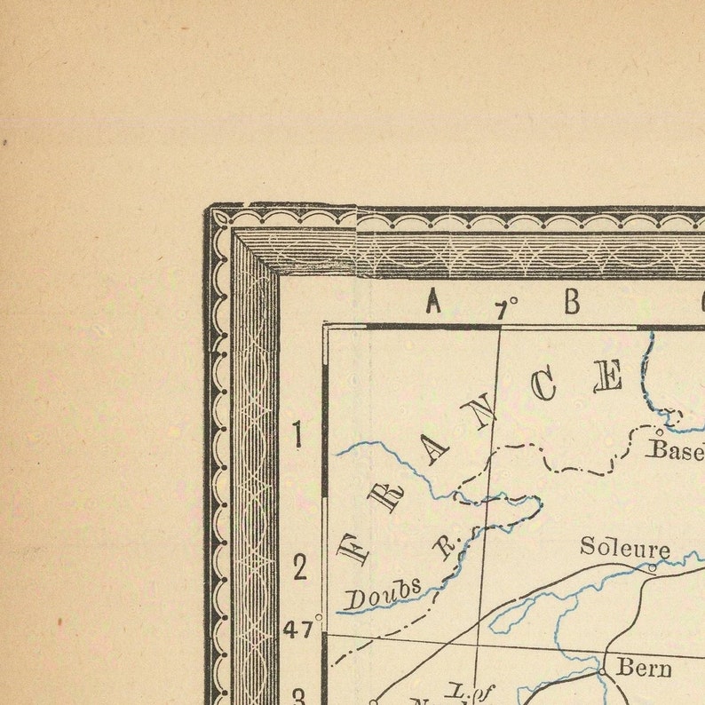 Old Map of Italy 1892 Fine Reproduction Large Map Fine Art - Etsy