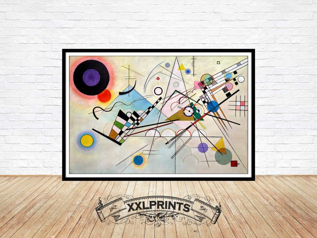 Kandinsky Composition VIII Print: 1923 Abstract Art Reproduction - Etsy