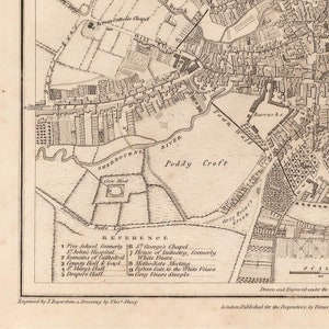 Antique Coventry Map Print: 1807 City Plan Reproduction - Etsy