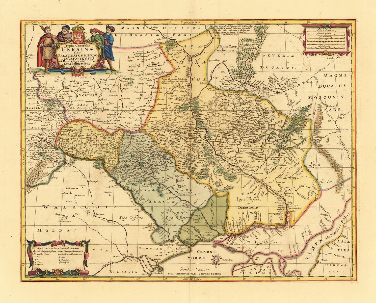 Old Map of Ukraine 1690 Very Rare Map Ancient Map Fine | Etsy