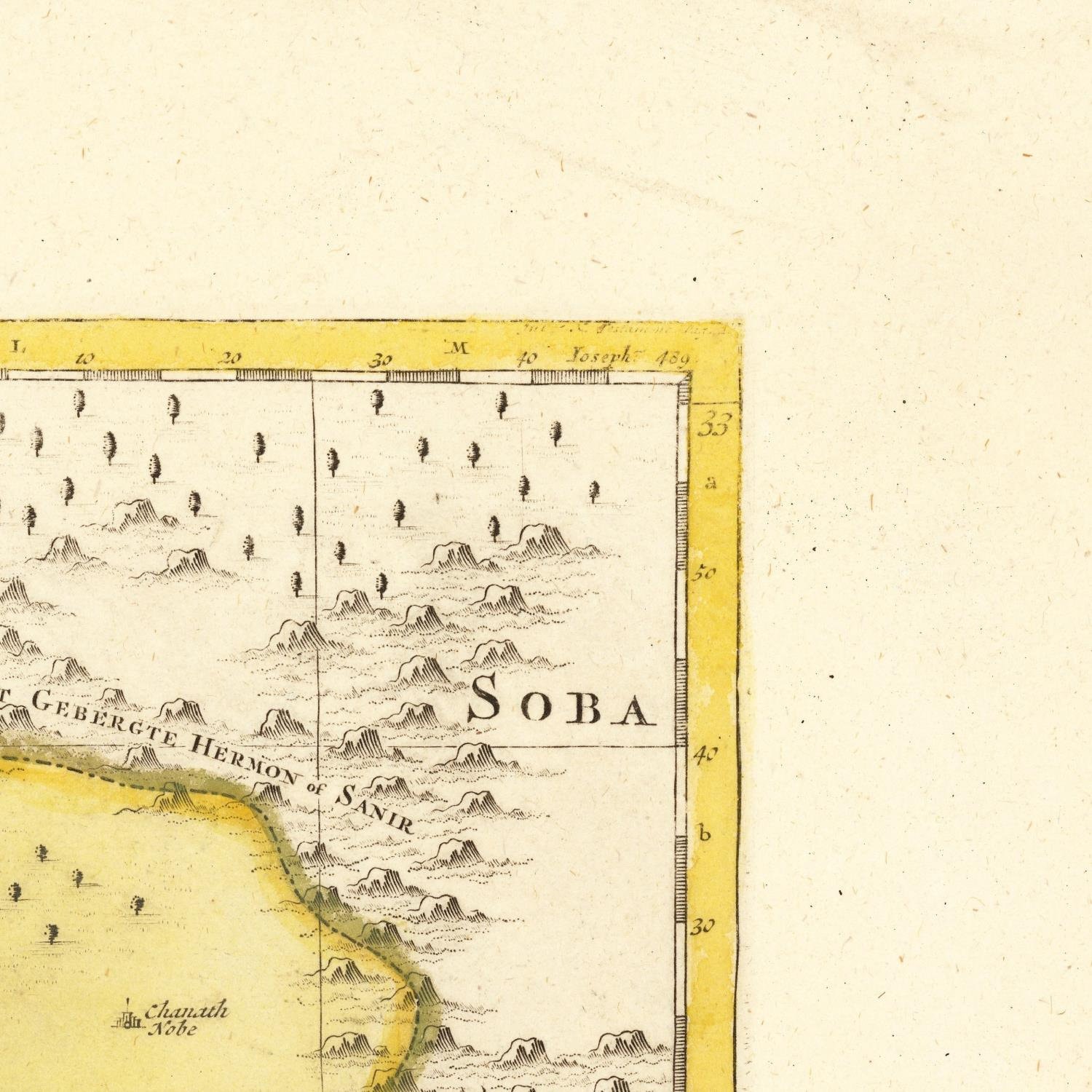 Old Map of Israel 1700 Very Rare 12 Tribes of Israel - Etsy