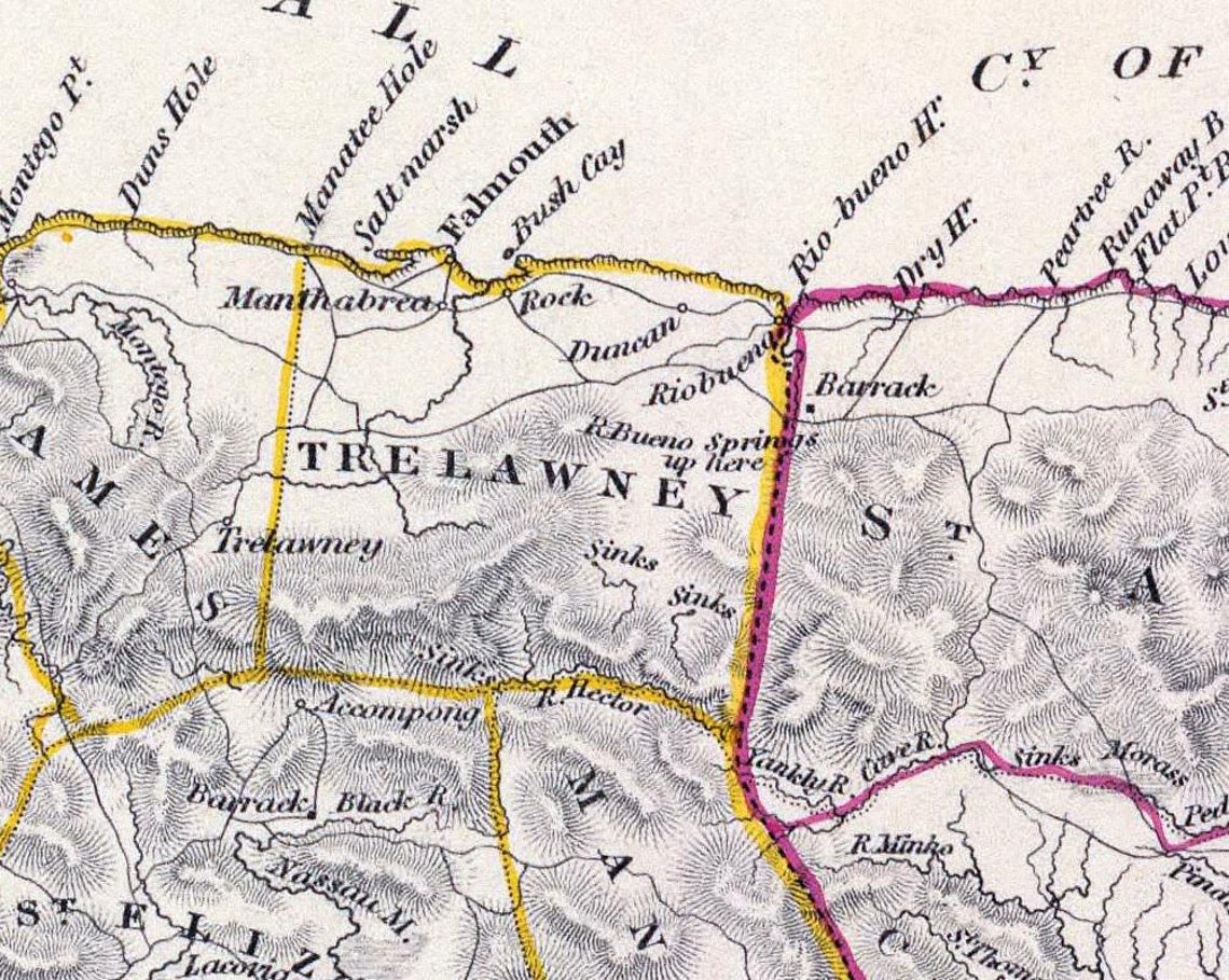 Antique Map of British Empire 1835 Vintage Fine Art Print | Etsy