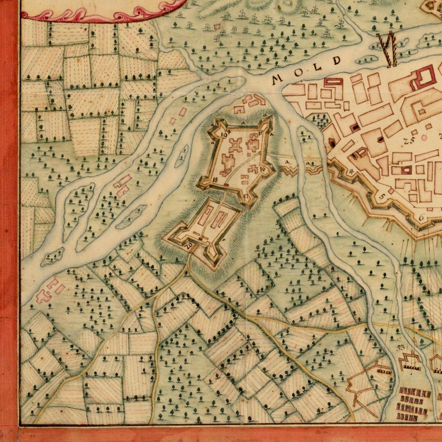 Antique Prague Map Print, 1744 City Plan, Fine Art Reproduction - Etsy