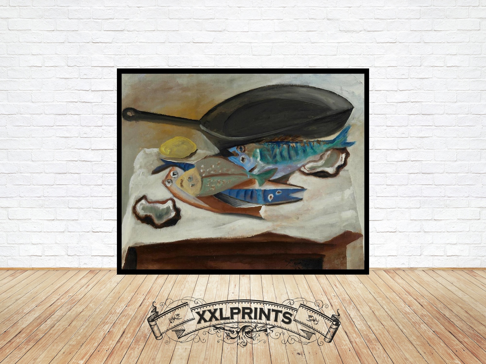 Pablo Picasso, Still Life, Fish and Frying Pan, 1936, Fine Reproduction ...