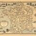 Old Map of France 1935 Rare Map Tourist Map Pictorial - Etsy