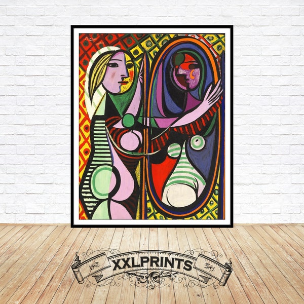 Girl Before a Mirror - Etsy