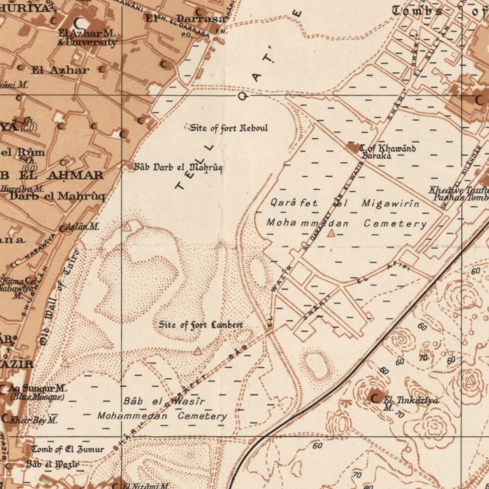1920 Cairo Map Print: Rare Antique Map Fine Art Reproduction - Etsy