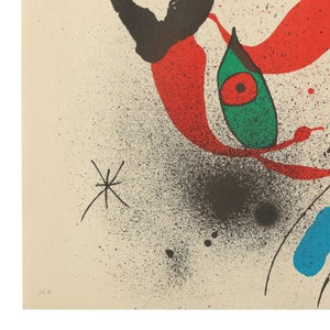 Joan Miro - the Rooster Merchant, Fine Reproduction, Wall Art, Fine Art ...