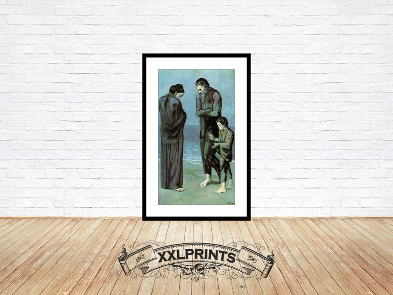 Pablo Picasso the Tragedy 1903 Fine Reproduction Fine Art - Etsy