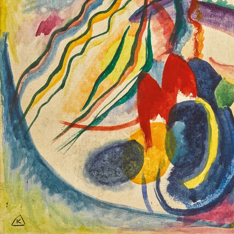 Kandinsky 'last Judgement' Abstract Art Print: Fine Art Reproduction - Etsy