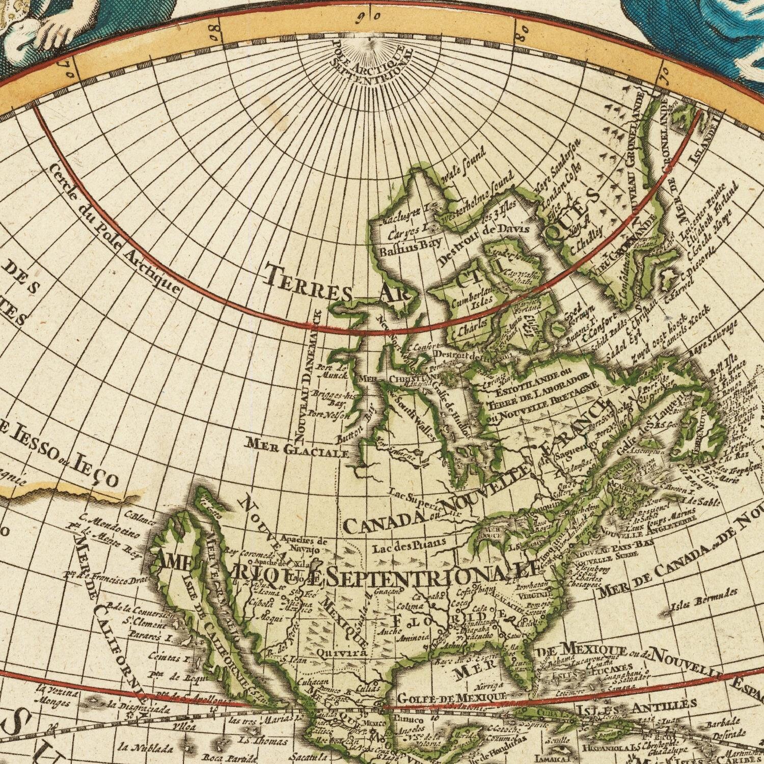 Antique map of the World 1792 fine reproduction large map | Etsy