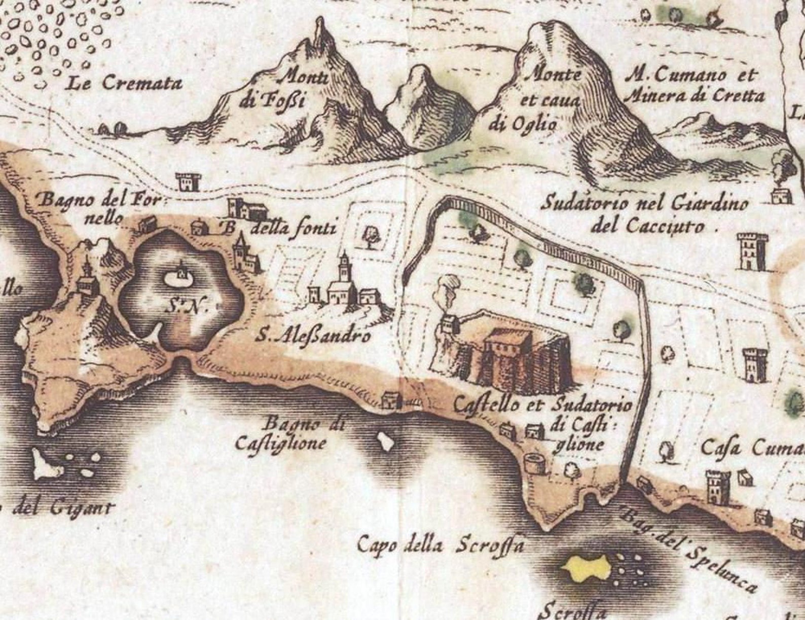 Ischia Italy Map Print: 16th Century Antique Decor - Etsy
