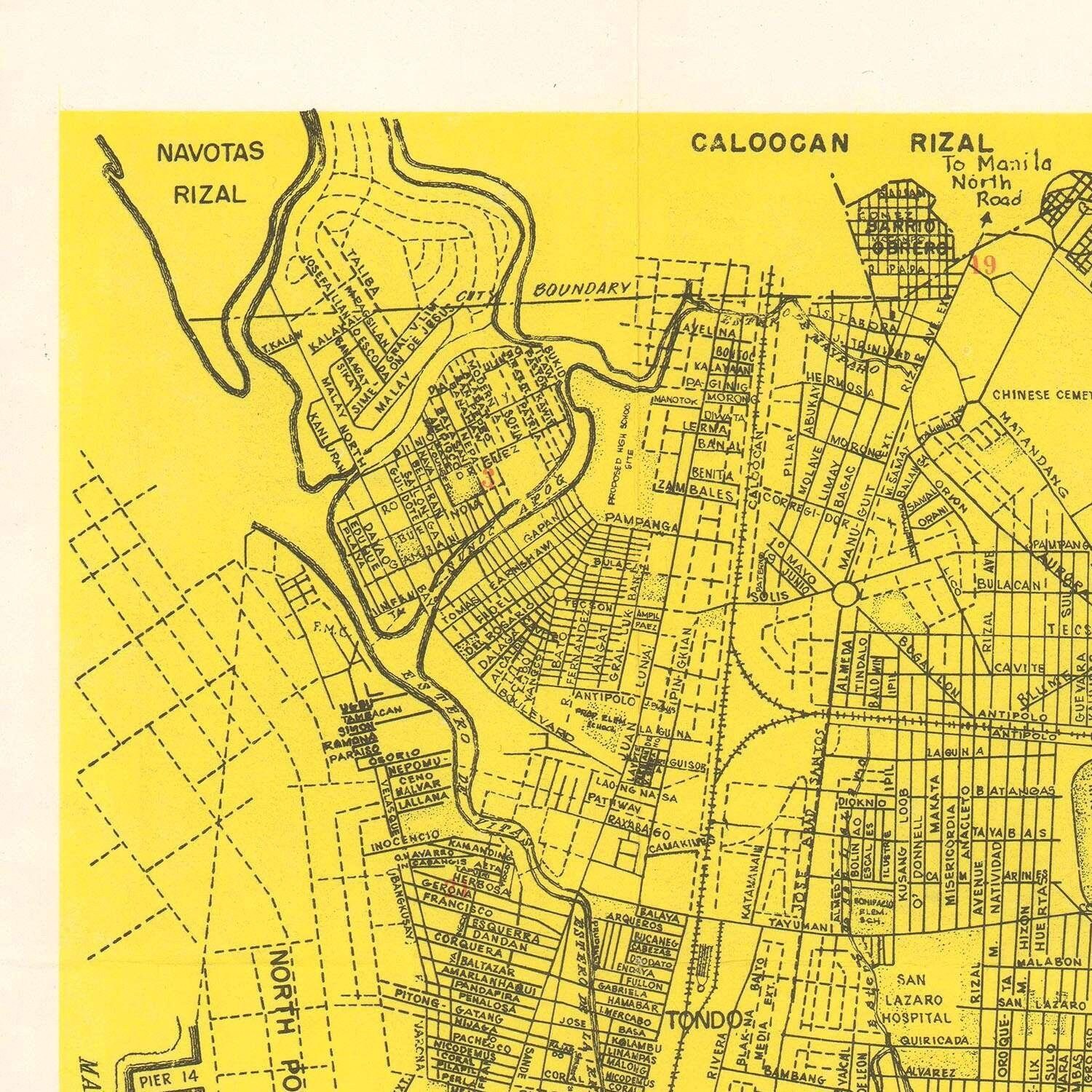 Manila Philippines Map Print: 19th Century Fine Art Reproduction - Etsy