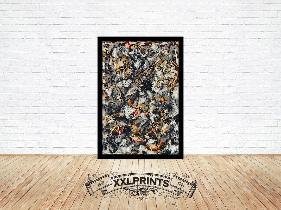 Jackson Pollock Print: Composition With Red Strokes, 1950 - Etsy