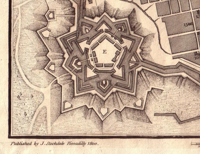 Antique Turin Map Print: 1800 City Plan, Fine Art Reproduction - Etsy