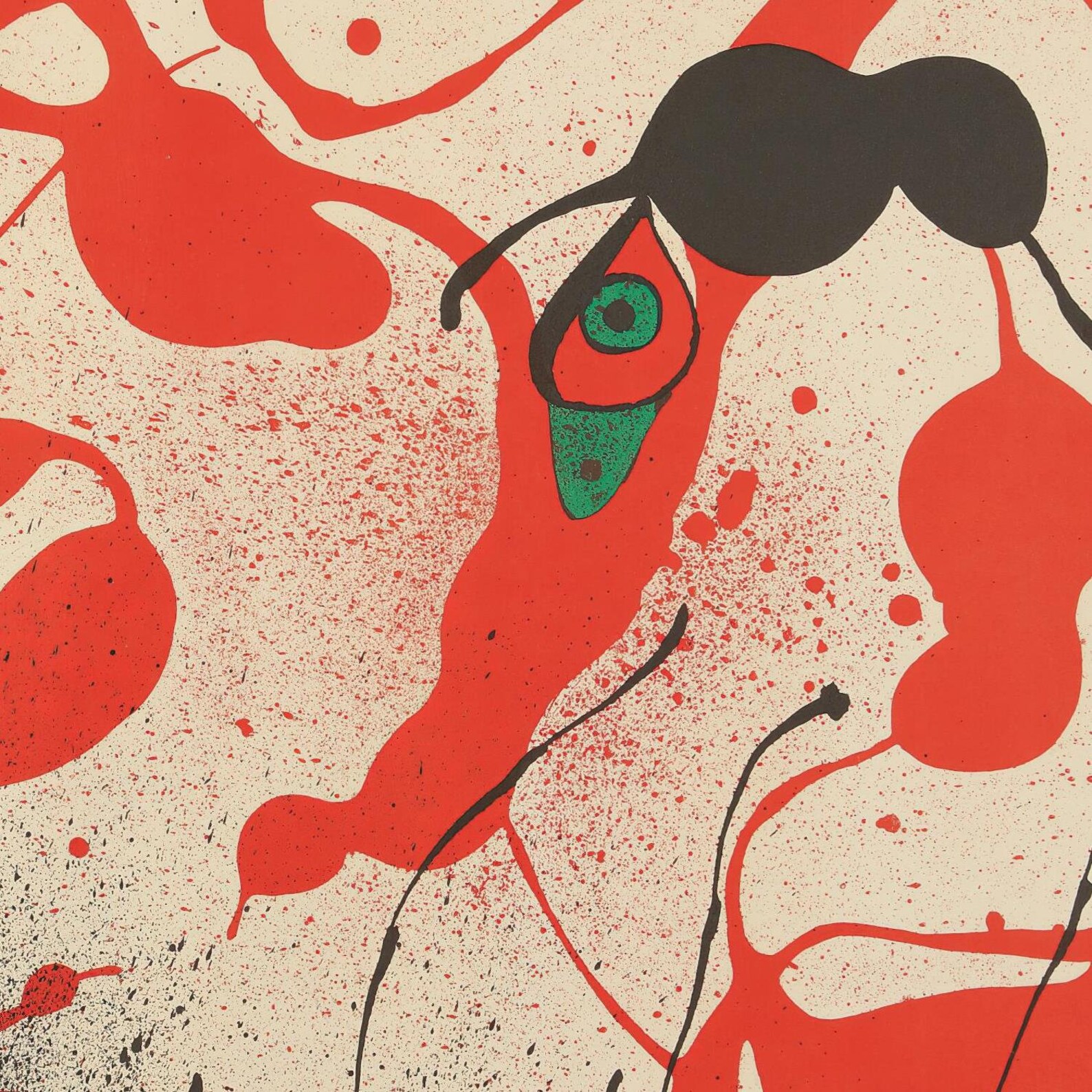 Joan Miro the Rooster Merchant Fine Reproduction Wall Art | Etsy