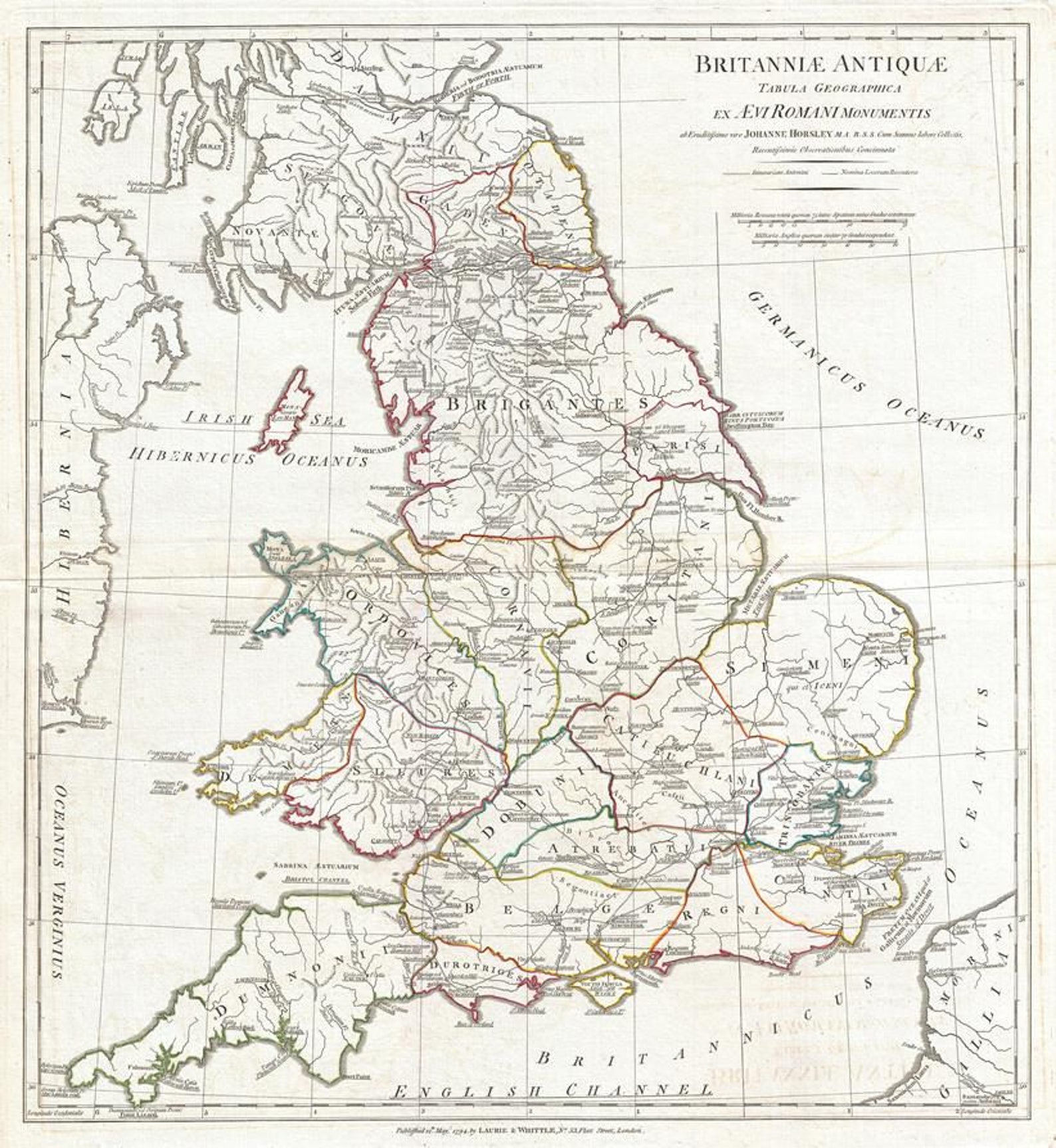 Antique Map of Great Britain 1794 Old Map of England Huge | Etsy