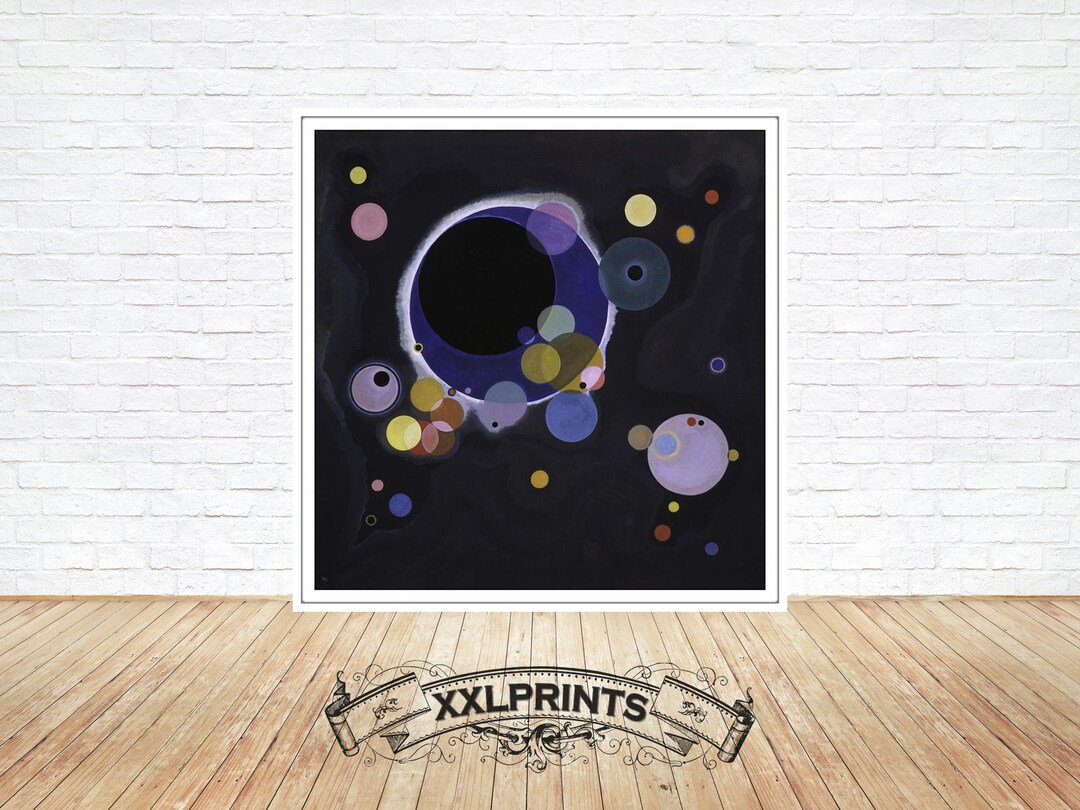 Kandinsky Various Circles Print: Fine Art Reproduction, Wall Decor - Etsy