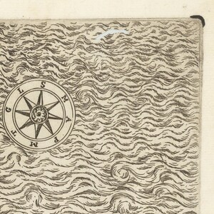 Ancient Map of Ostia, 1602, Old View, Very Rare, Fine Reproduction ...