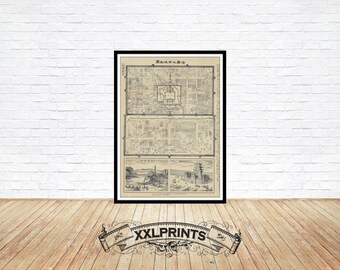 Old Map of Beijing China - Etsy