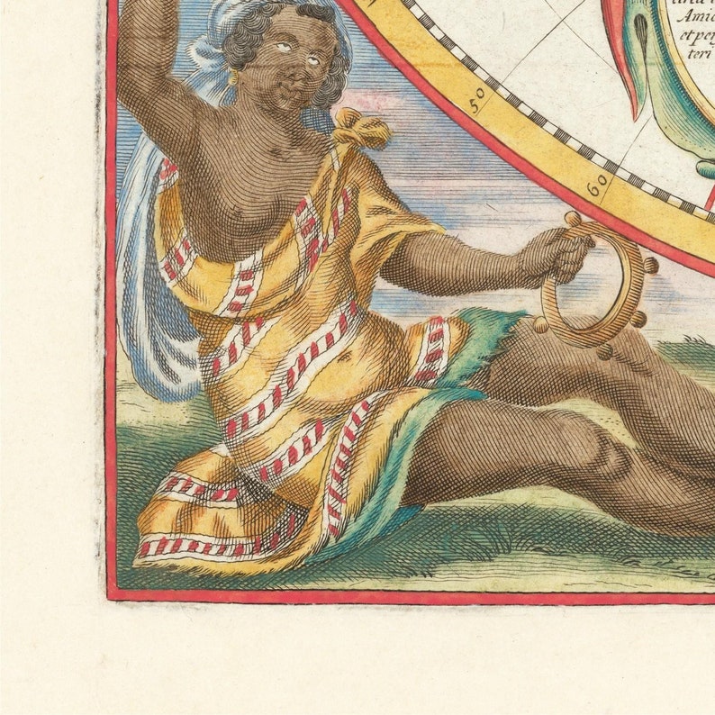 Ancient Map of the World 1636 Very Rare Map Old Map Fine | Etsy