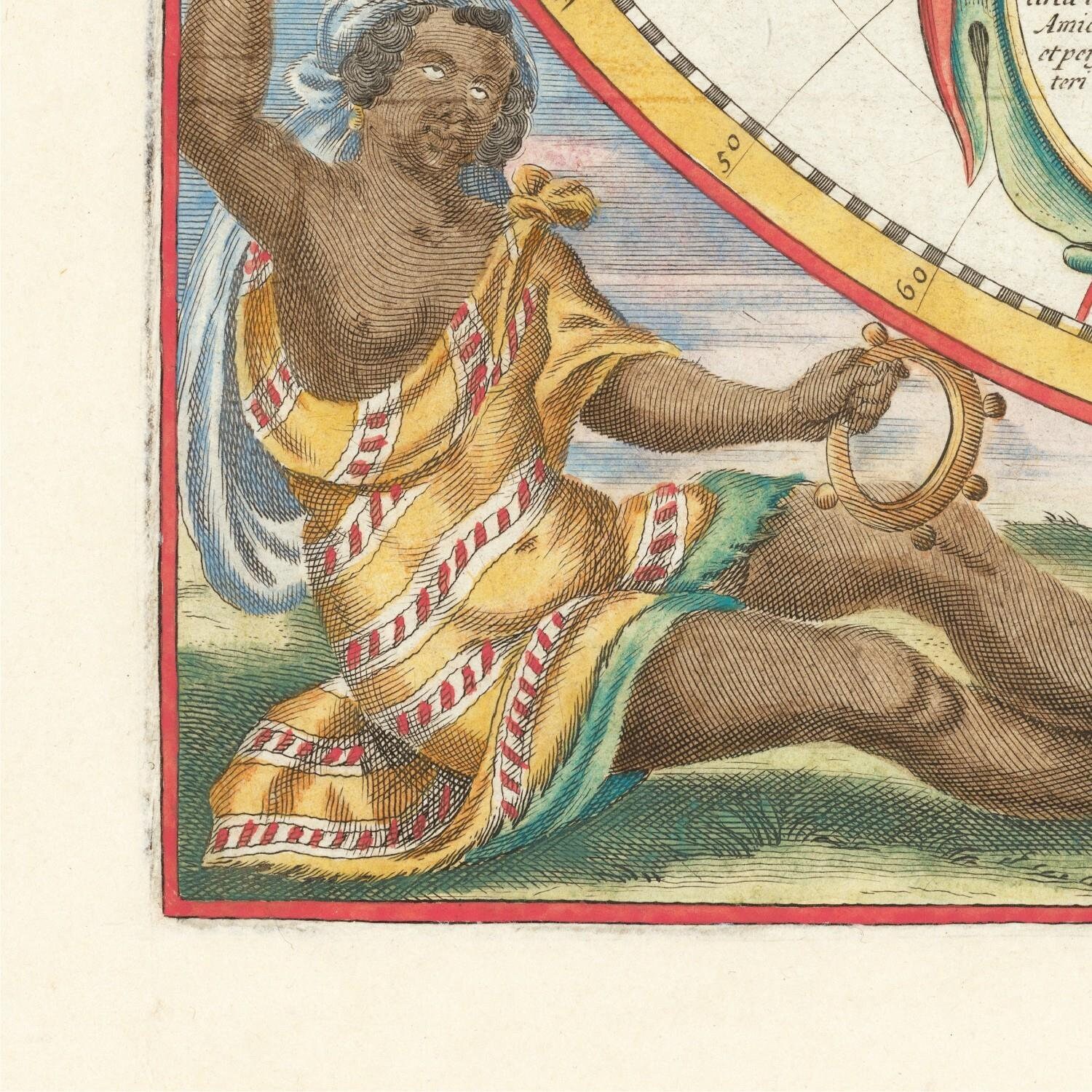 Ancient Map of the World 1636 Very Rare Map Old Map Fine | Etsy