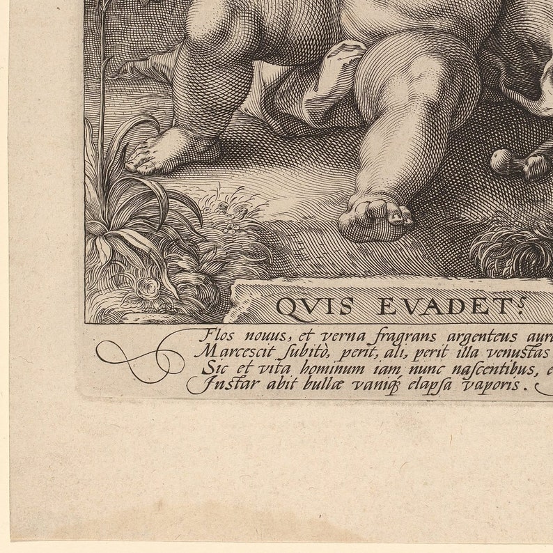 Hendrick Goltzius, Allegory of Transience (homo Bulla), 1594, Fine ...