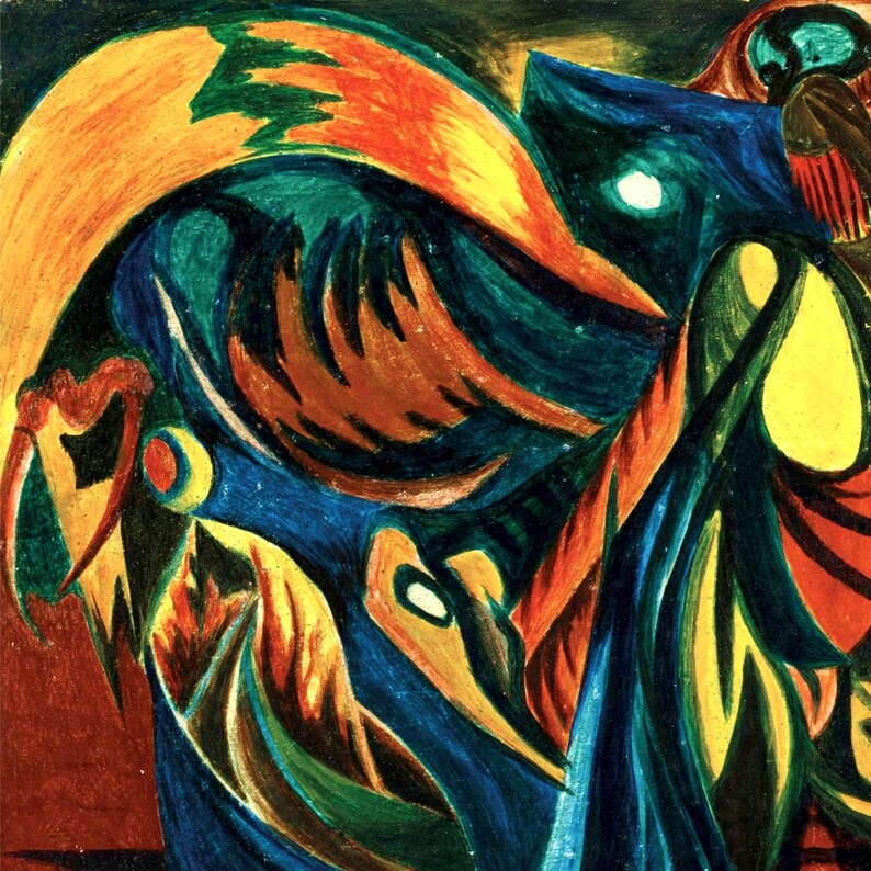 Jackson Pollock, Composition With Oval Forms, 1938, Fine Reproduction ...