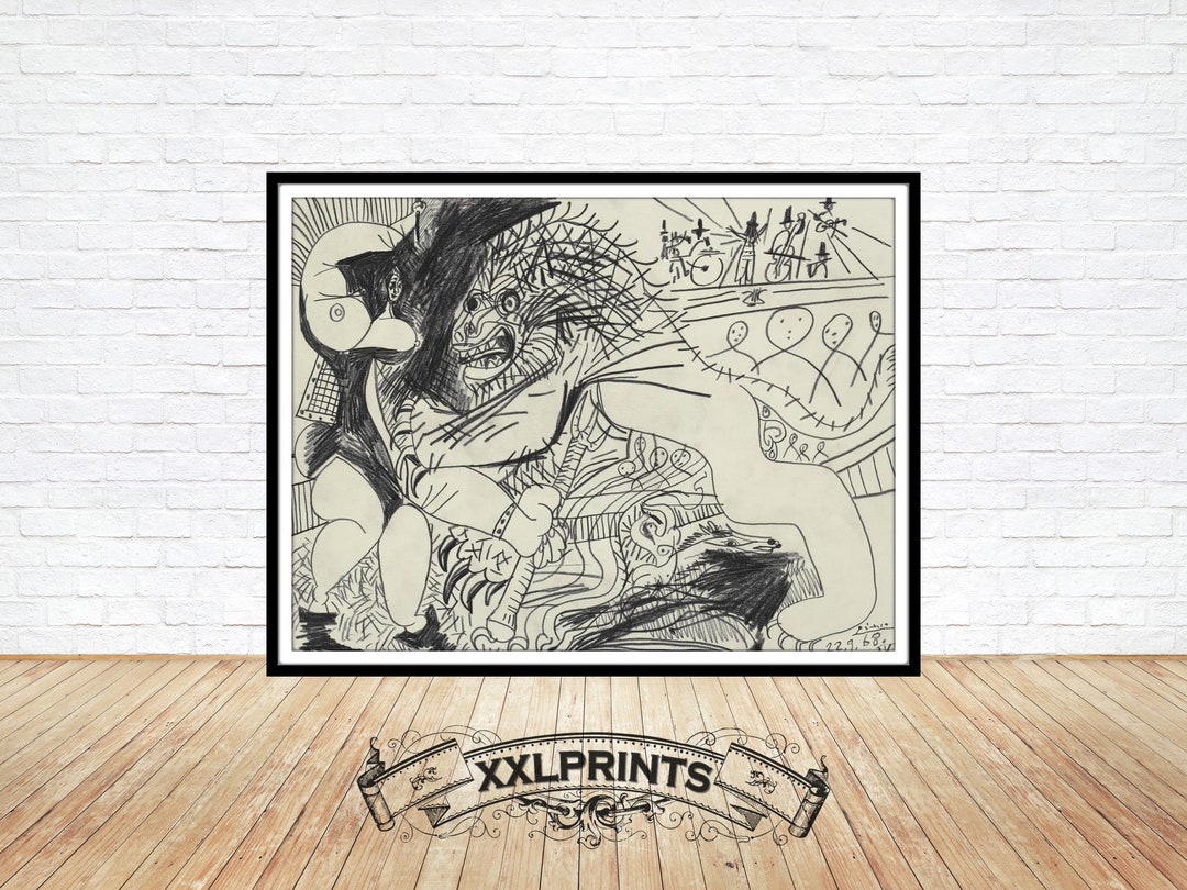 Picasso Circus Scene Print, 1968: Fine Art Reproduction - Etsy