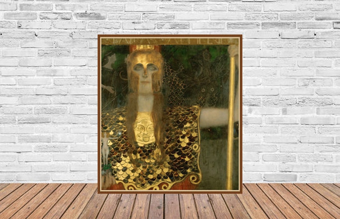 Gustav Klimt, Pallas Athene, 1898, Fine Reproduction, Fine Art Print - Etsy