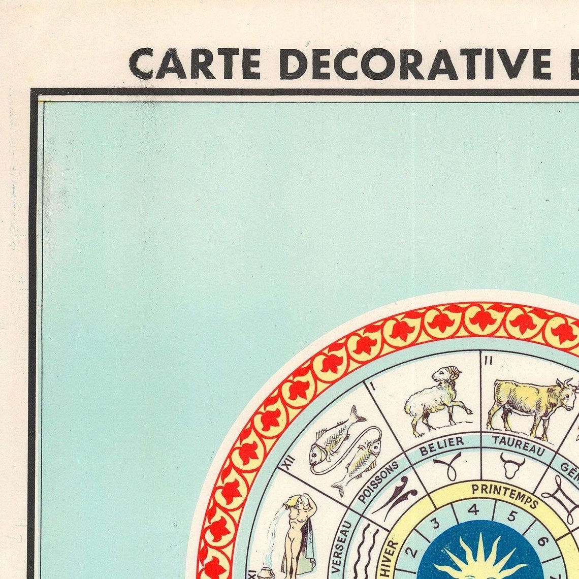 Old Map of Lebanon 1955 Tourist Map Beautiful Map Fine - Etsy Canada