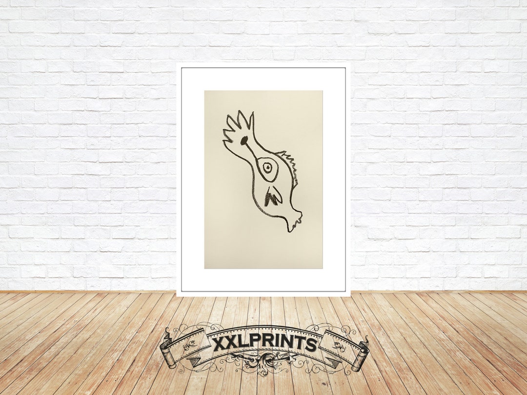 Pablo Picasso, Fish, 1940, Crayon Drawings, Fine Reproduction, Fine Art ...