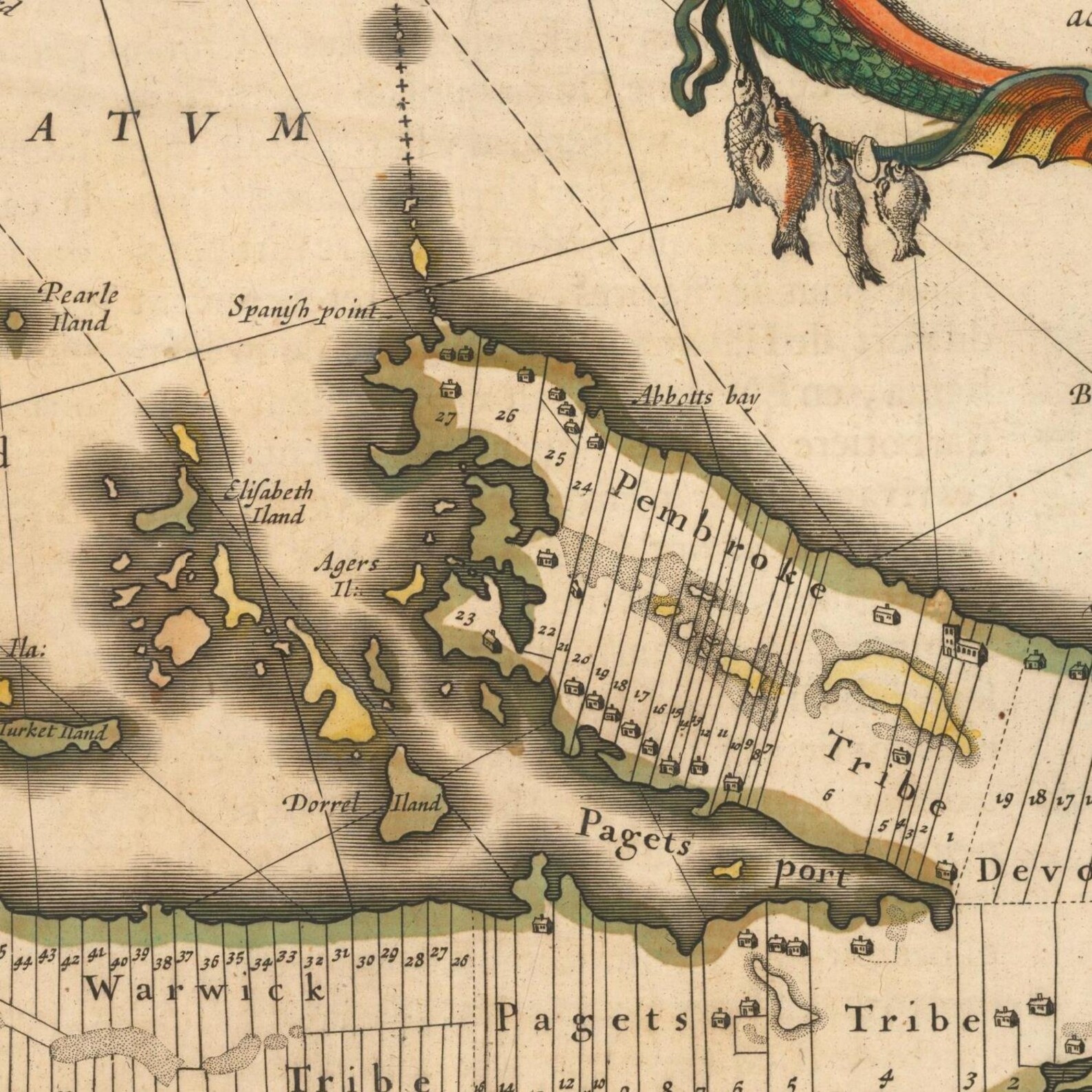 Old Map of Bermuda 1640 Very Rare Map Ancient Fine - Etsy