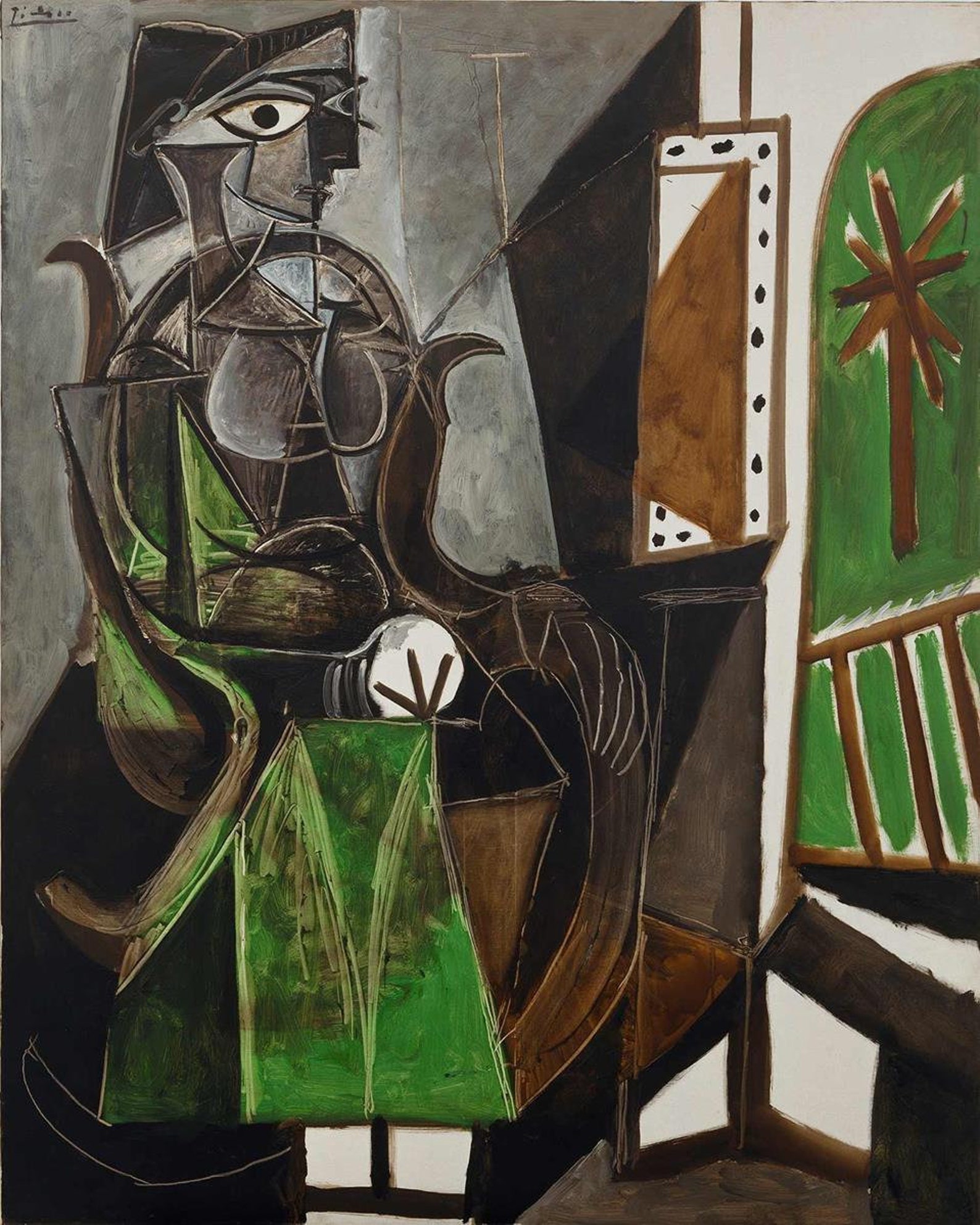 Pablo Picasso - Woman by a Window (jacqueline), 1956, Fine Reproduction ...
