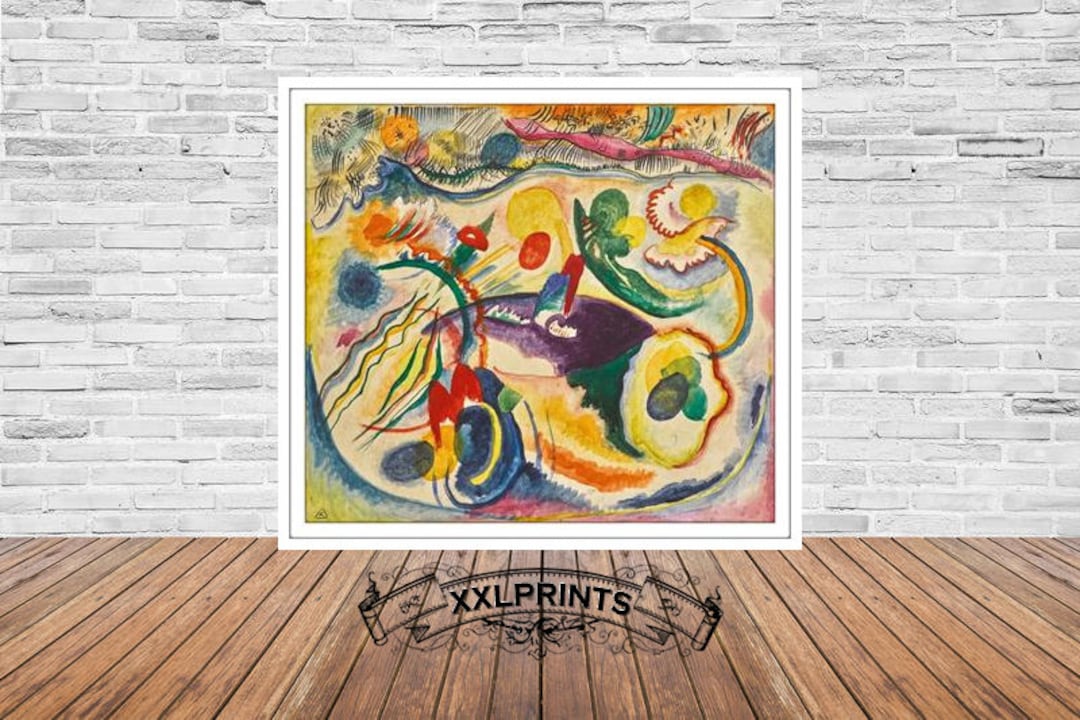 Kandinsky 'last Judgement' Abstract Art Print: Fine Art Reproduction - Etsy