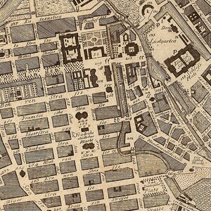 Antique Berlin Map Print: 1786 Fine Art Reproduction - Etsy