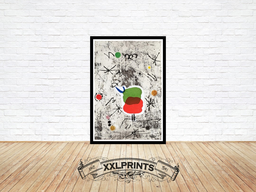 Joan Miro, Character I, Fine Reproduction, Fine Art Print - Etsy