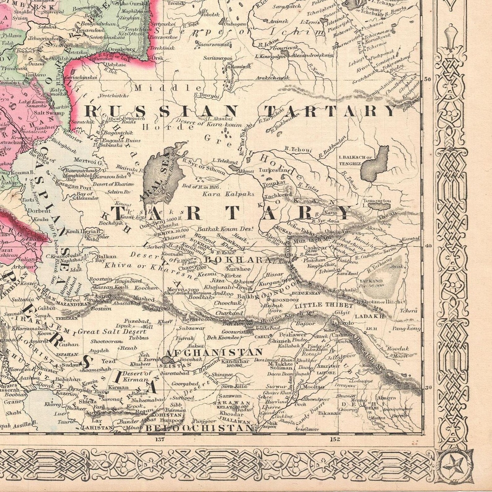 Old Map of Europe 1864 Antique Map Rare Map Fine - Etsy