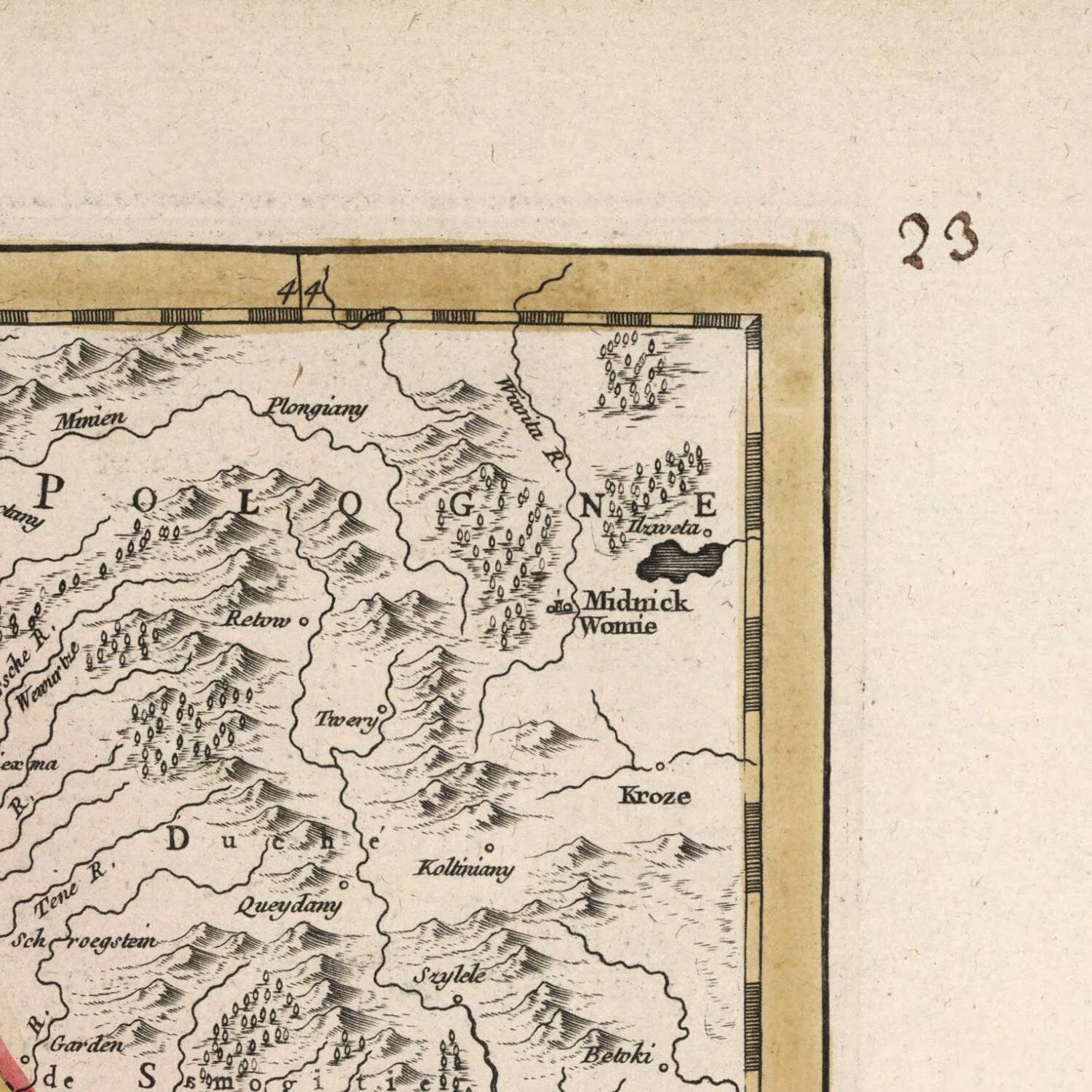 Antique Map of Prussia 1742 Very Rare Map Fine | Etsy