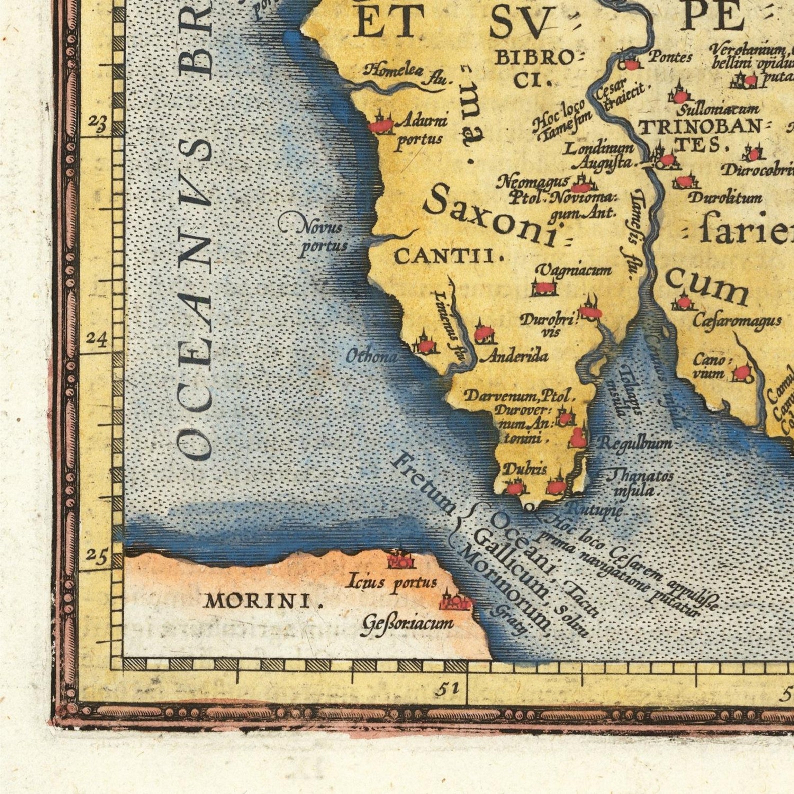 Old Map of British Isles 1624 Very Rare Map Ancient Fine | Etsy