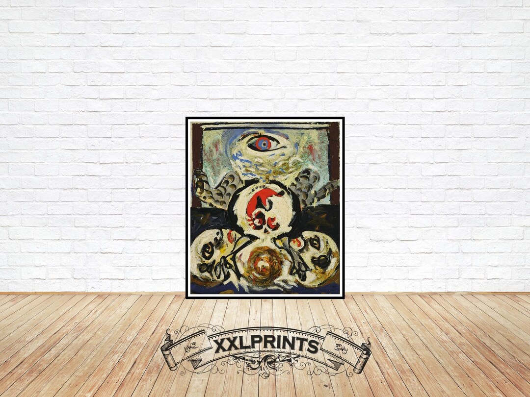 Jackson Pollock, the Bird, 1938, Fine Reproduction, Fine Art Print - Etsy