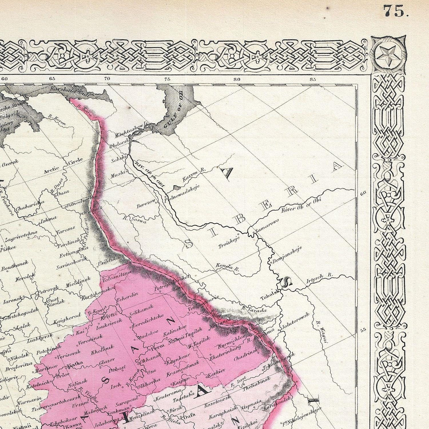 Antique Map of Europe 1864 Old Map Fine Reproduction Large - Etsy
